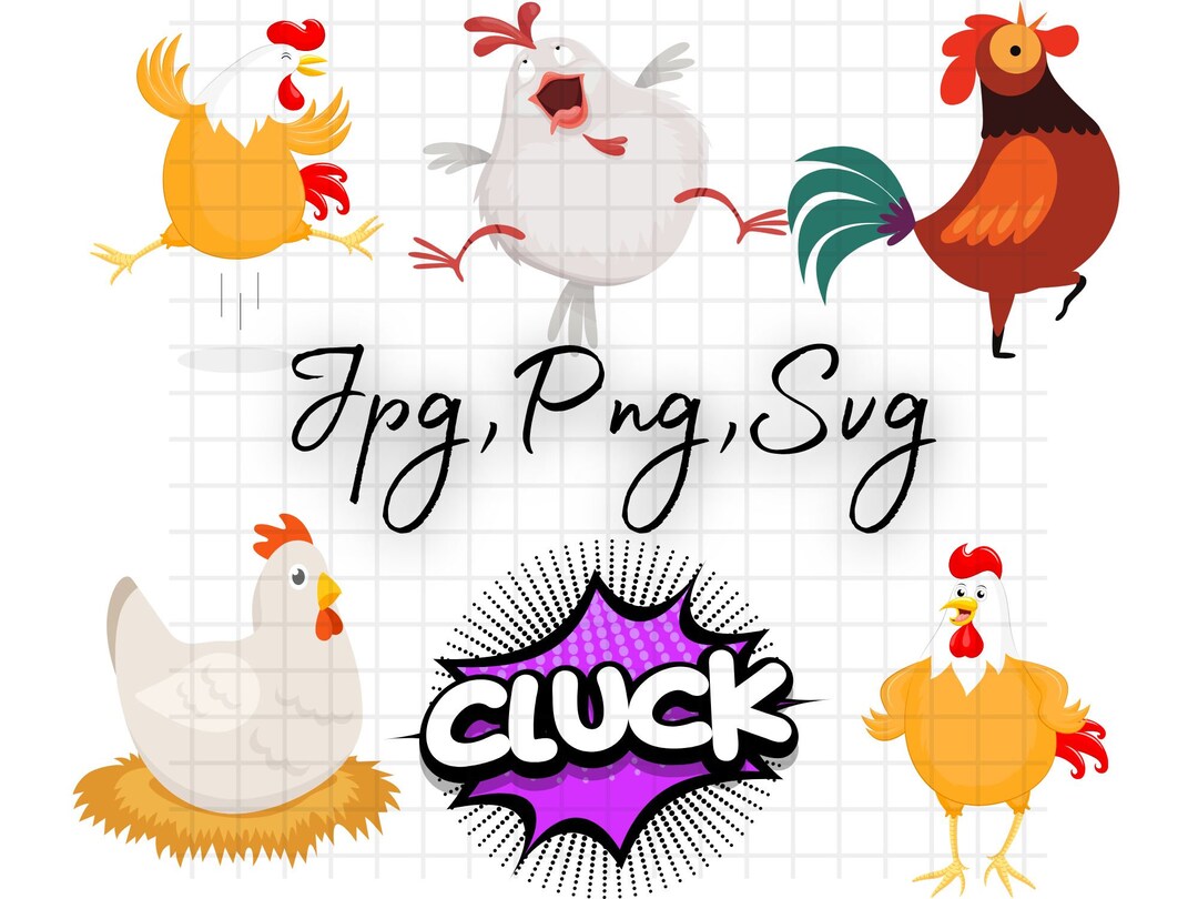 Chicken Svg Bundle Hand Drawn\ Hen Svg\\ Rooster Svg\ Chicken Svg Funny ...