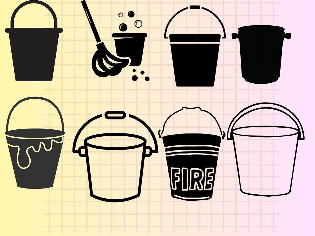 Bucket SVG Bundle\ Plumber Svg\ Gardener SVG\ Svg Files for Cricut ...