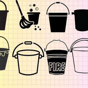 Bucket SVG Bundle\ Plumber Svg\ Gardener SVG\ Svg Files for Cricut ...