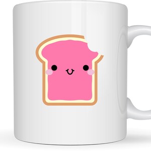 Kawaii Toast Clipart\ Cute and Colorful Bread Slice\ Graphics for DIY ...