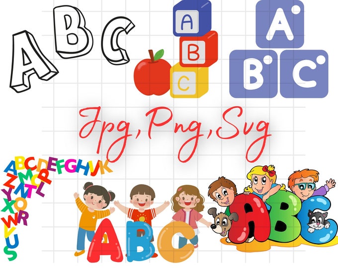 Simple ABC Blocks Wooden Alphabet Cubes Letters Educational Toy Spell ...