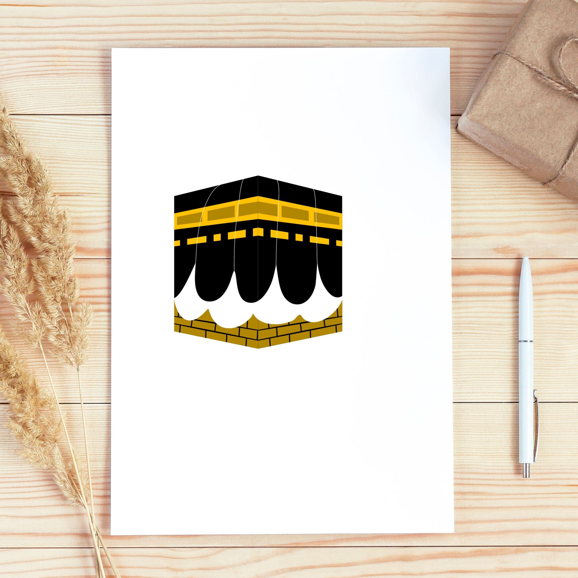 Kaaba Svg\ Mecca Svg\ Islamic Svg\ Kaba Cutting Image\ Masjid Al-haram ...