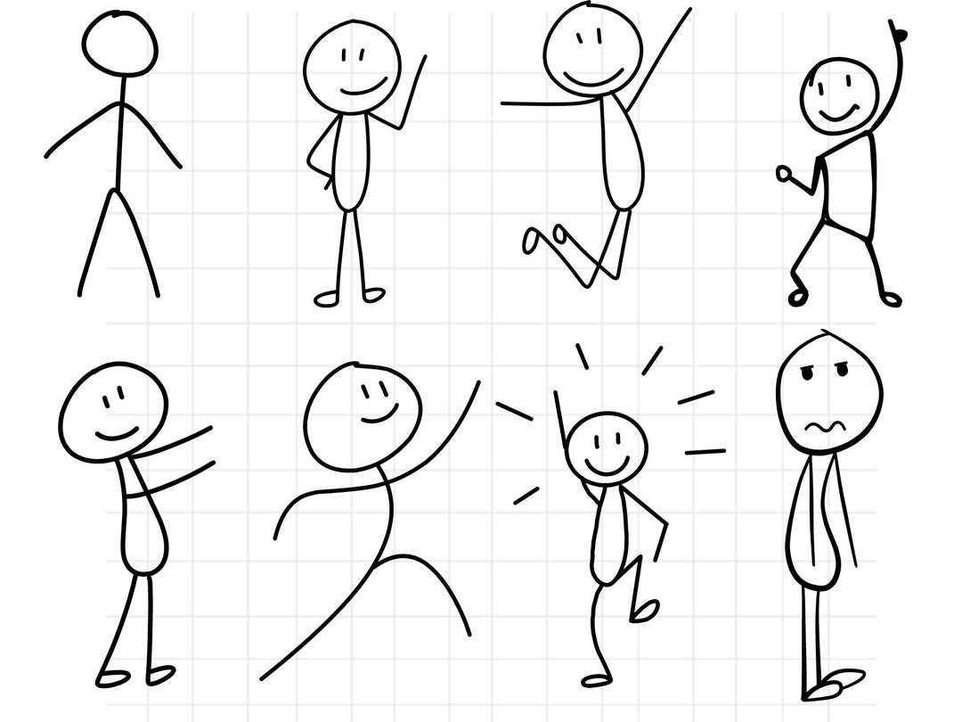 Stickman Bundle Stick Figure People Stick Figure Svg Stick Figure Png ...