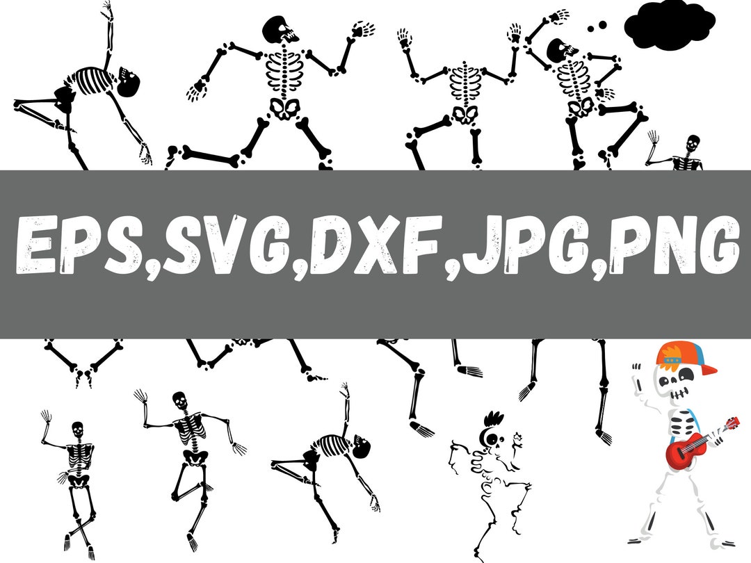 Skeleton Svg Bundle Dancing Skeleton Svg Skeleton Png Skeleton Clipart ...