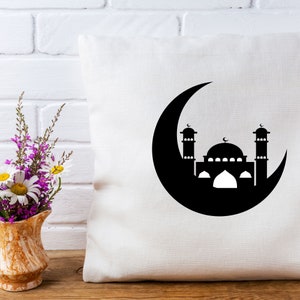 Islamic SVG\ Mosque Svg\ Islamic PNG\ Crescent and Mosque Clipart ...