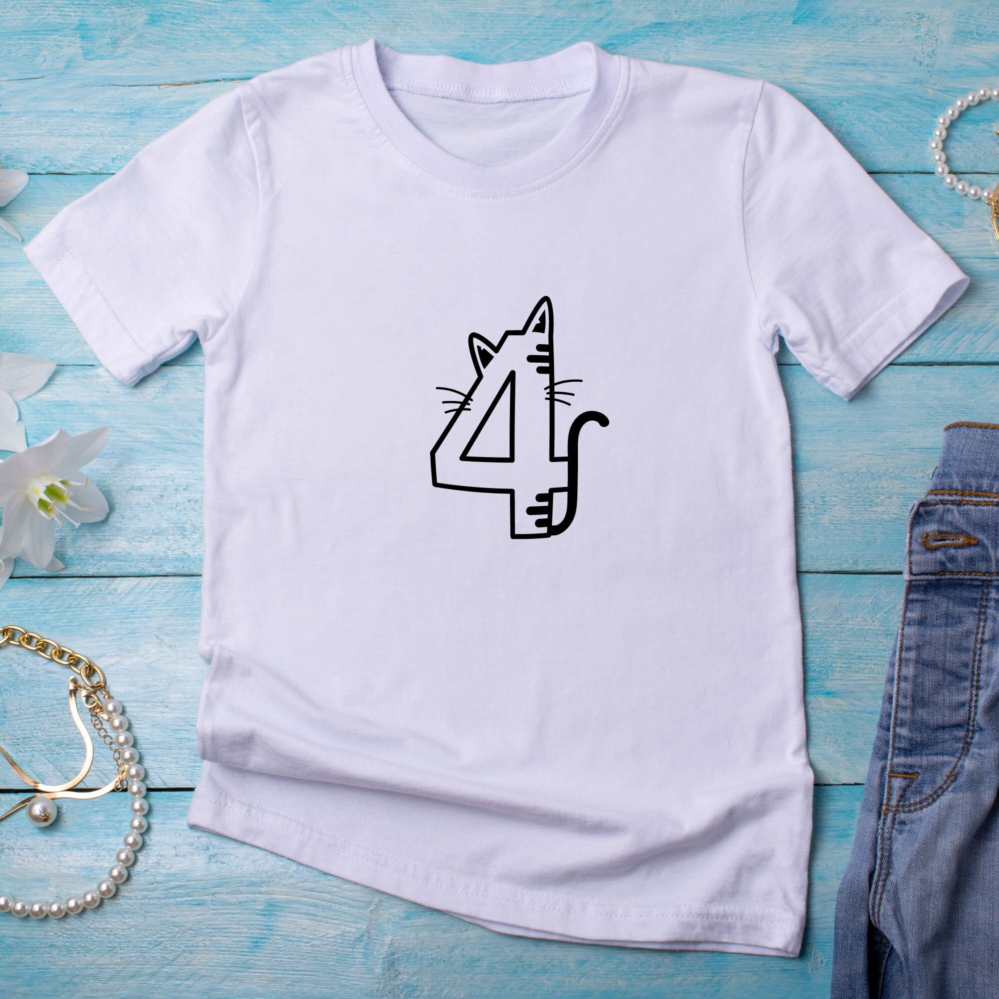 Cat Birthday Numbers\ Birthday SVG\ Ages Kitty\ Cut Files Party\ Kitten ...