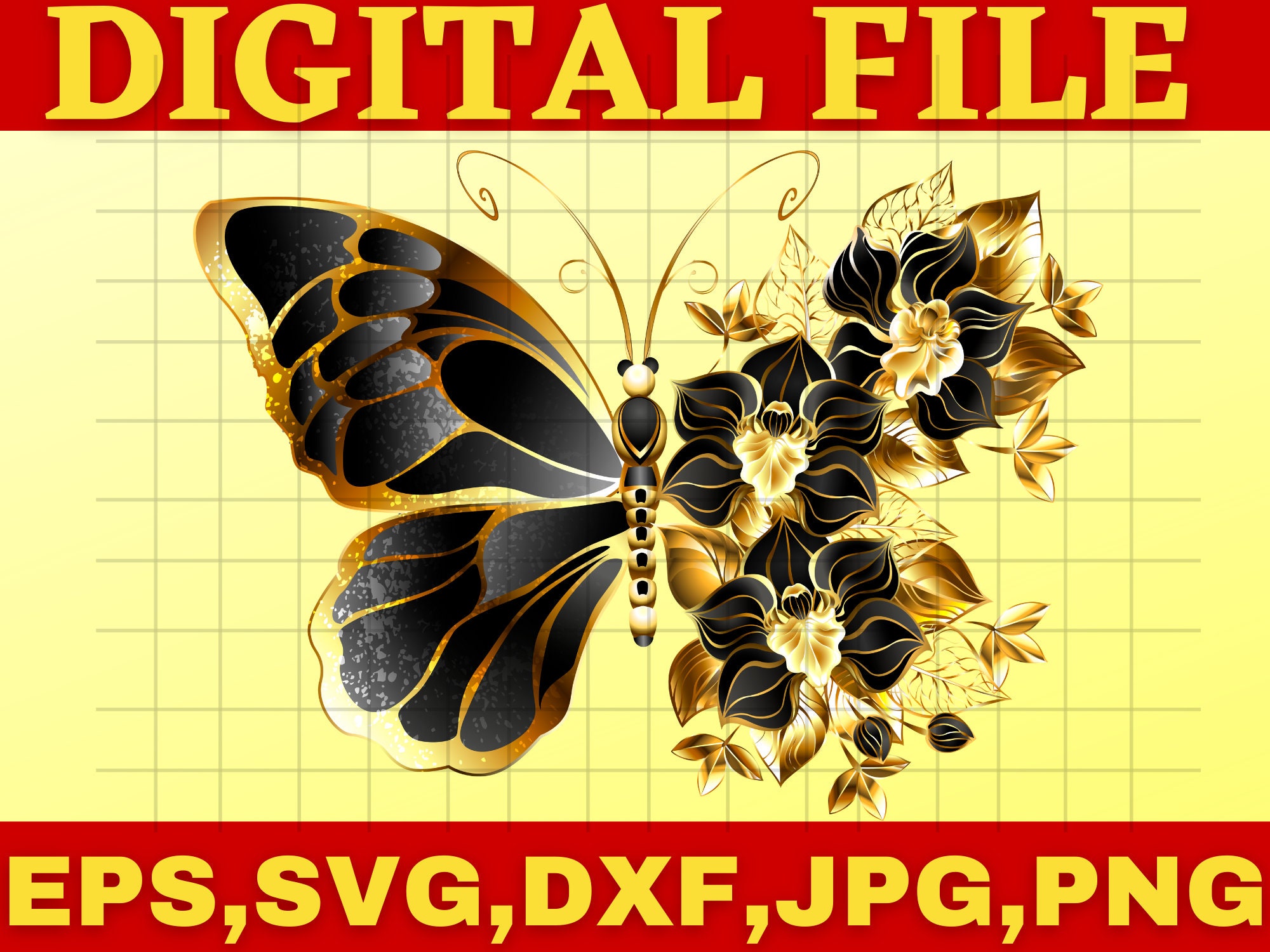 Floral Butterfly Svg Butterfly Svg Bundle Floral Woman SVG Butterfly ...