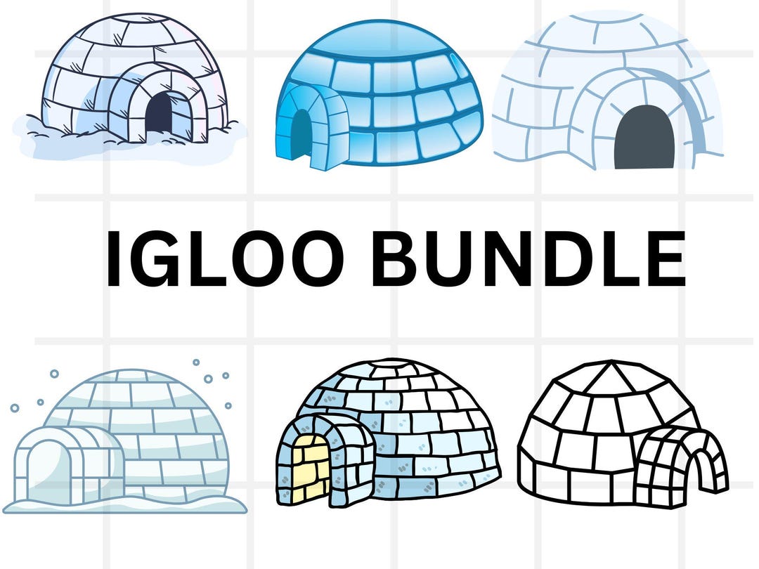 Igloo Svg\ Arctic Svg\ Ice Hut Svg\ Winter Svg\ Igloo\ Igloo Png\ Igloo ...