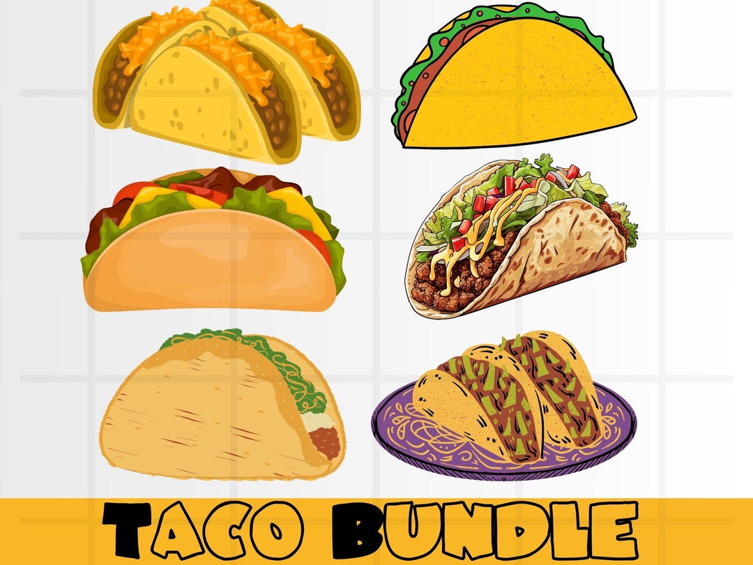 Taco Svg Taco Clipart\ Food Svg Mexican\ Food Svg Kawaii Food Clipart ...