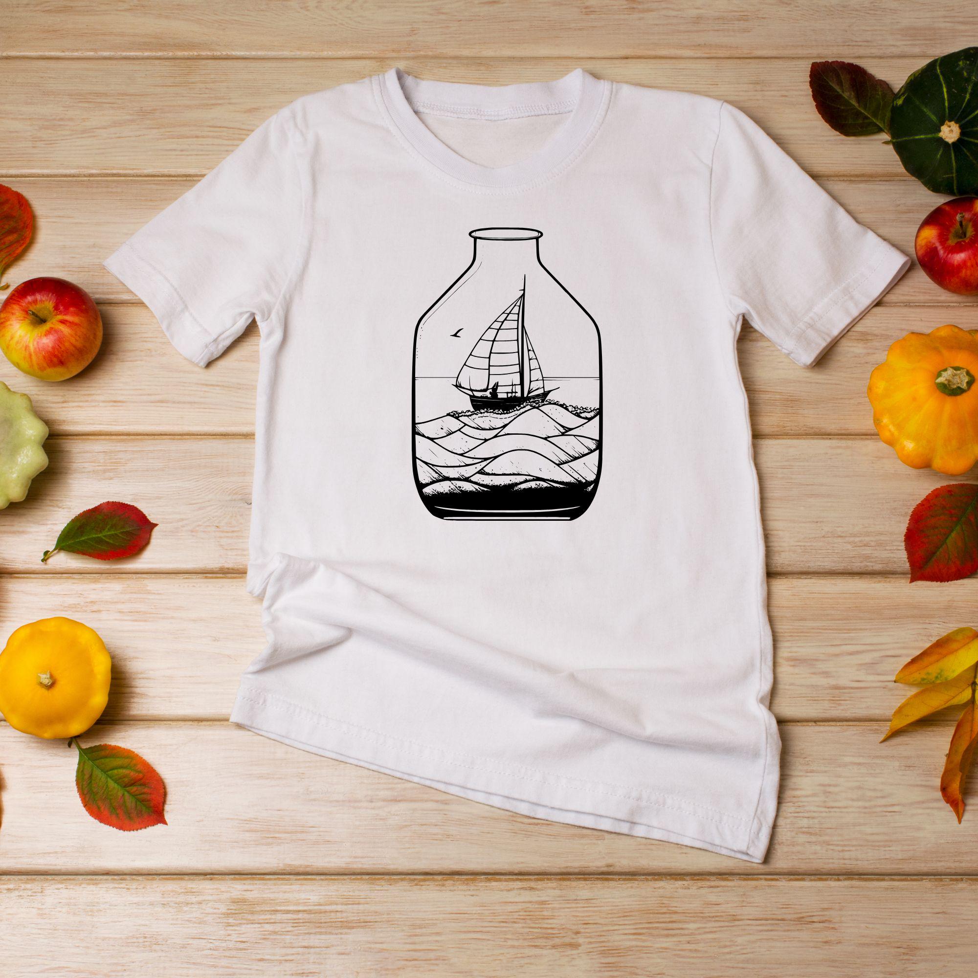 SHIP in BOTTLE SVG\ Vinage Vessel in Glass Jar Svg Files for Cricut ...
