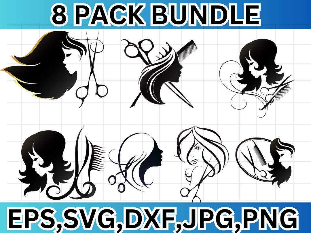 Hair Stylist SVG\ Hair Dresser Svg\ Hairdresser Png\ Hair Salon Svg ...