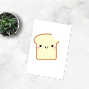 Kawaii Toast Clipart\ Cute and Colorful Bread Slice\ Graphics for DIY ...