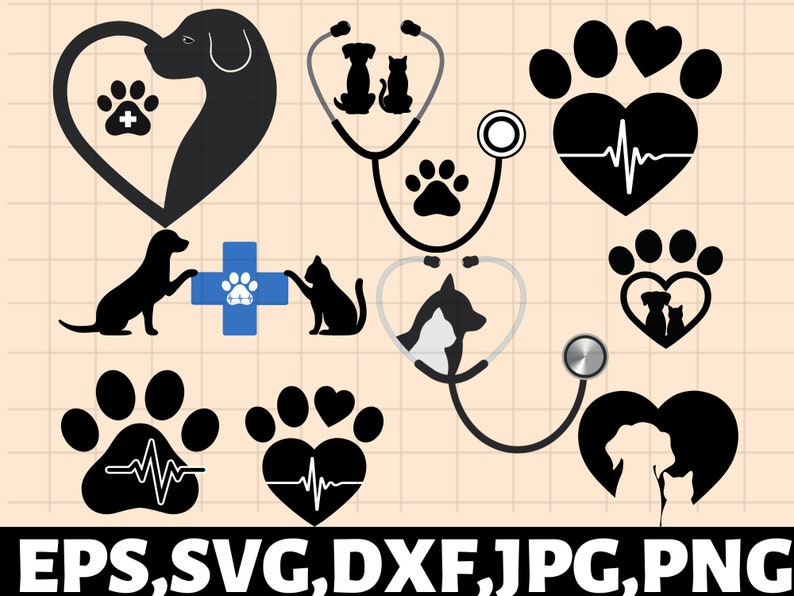 Veterinarian SVG Bundle\ Animals Svg\ Pet Doctor Svg\ Doctor Svg ...