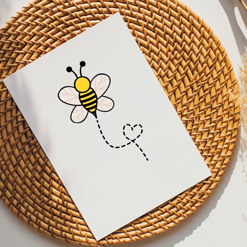 Bee Path Bundle SVG PNG Files for Cutting Machines\ Digital Clipart ...