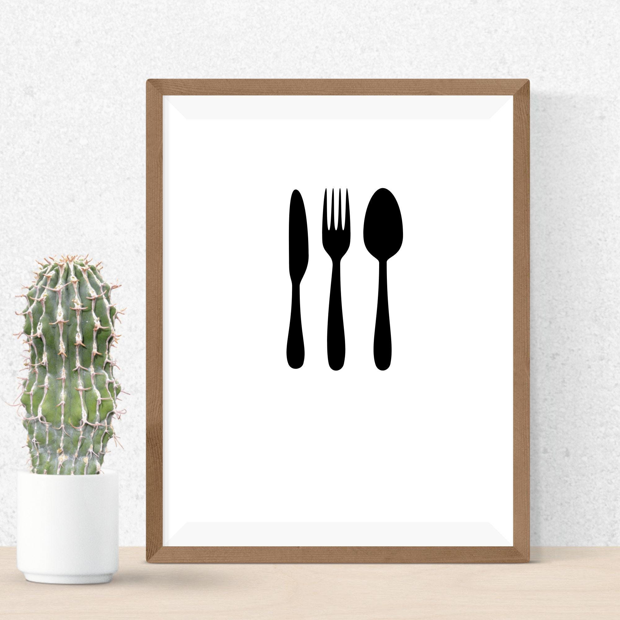 Cutlery SVG\ SVG Files for Cricut\ Kitchen Svg\ Food Svg\ Dining ...