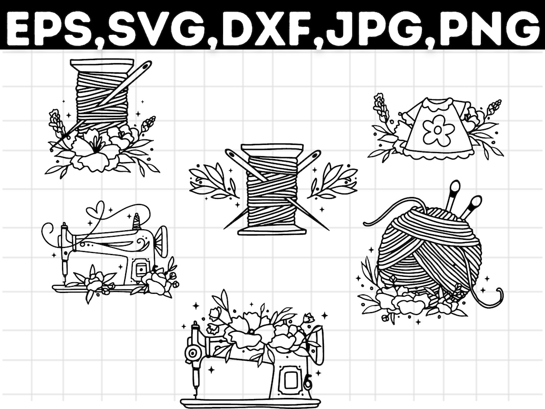 Crafting Tools SVG Bundle\ Crafting Svg\ Crafting Tool Clipart Svg ...