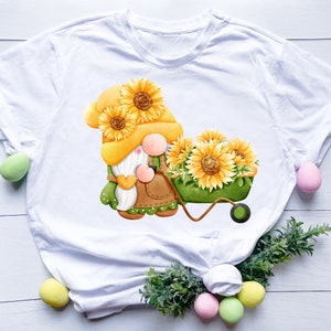 Sunflower Gnome Clipart\ Summer Gnome Png\printable Artwork\ PNG Files ...