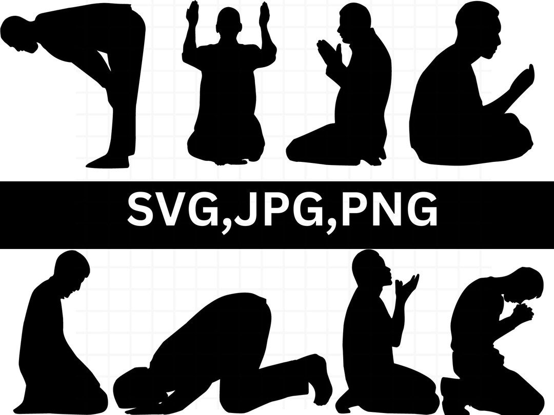 Islamic SVG Bundle\ Islamic Portrait\ Islamic Prayer Sticker - Etsy