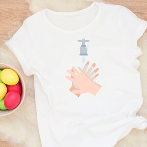 Hand Washing Svg\ Hand Washing Instruction Svg\ Hand Washing Guide Svg ...