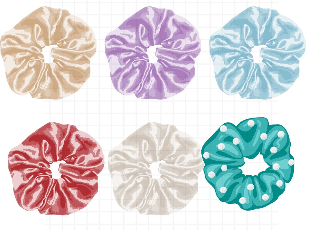 Scrunchies Svg\ Scrunchie Digital Download\ File Clip Art Svg\ PNG File ...