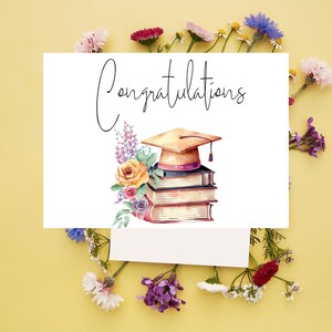 Printable Graduation Card\ Congratulations Graduate\ Folding Graduation ...