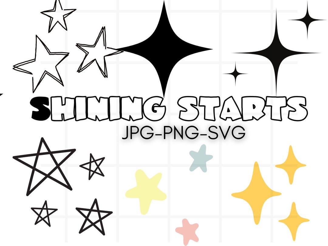 STARS SVG Bundle STARS Clipart Stars Svg Cut Files for Cricut Stars Silhouette Svg Star Svg - Etsy