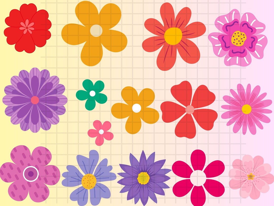 Flower SVG Bundle\ Flower Cut File\ Flowers Svg\ Spring Svg\ Flower ...