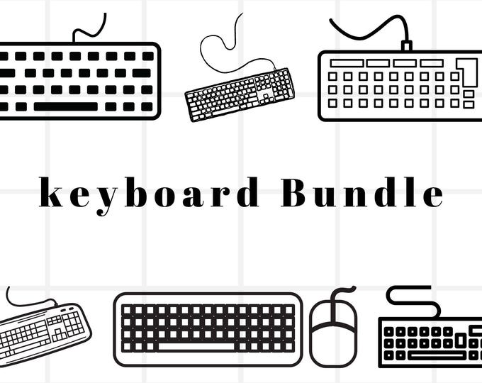 Keyboard Svg, Blank Keyboard Clipart, Computer Keyboard Png, Dxf Logo ...