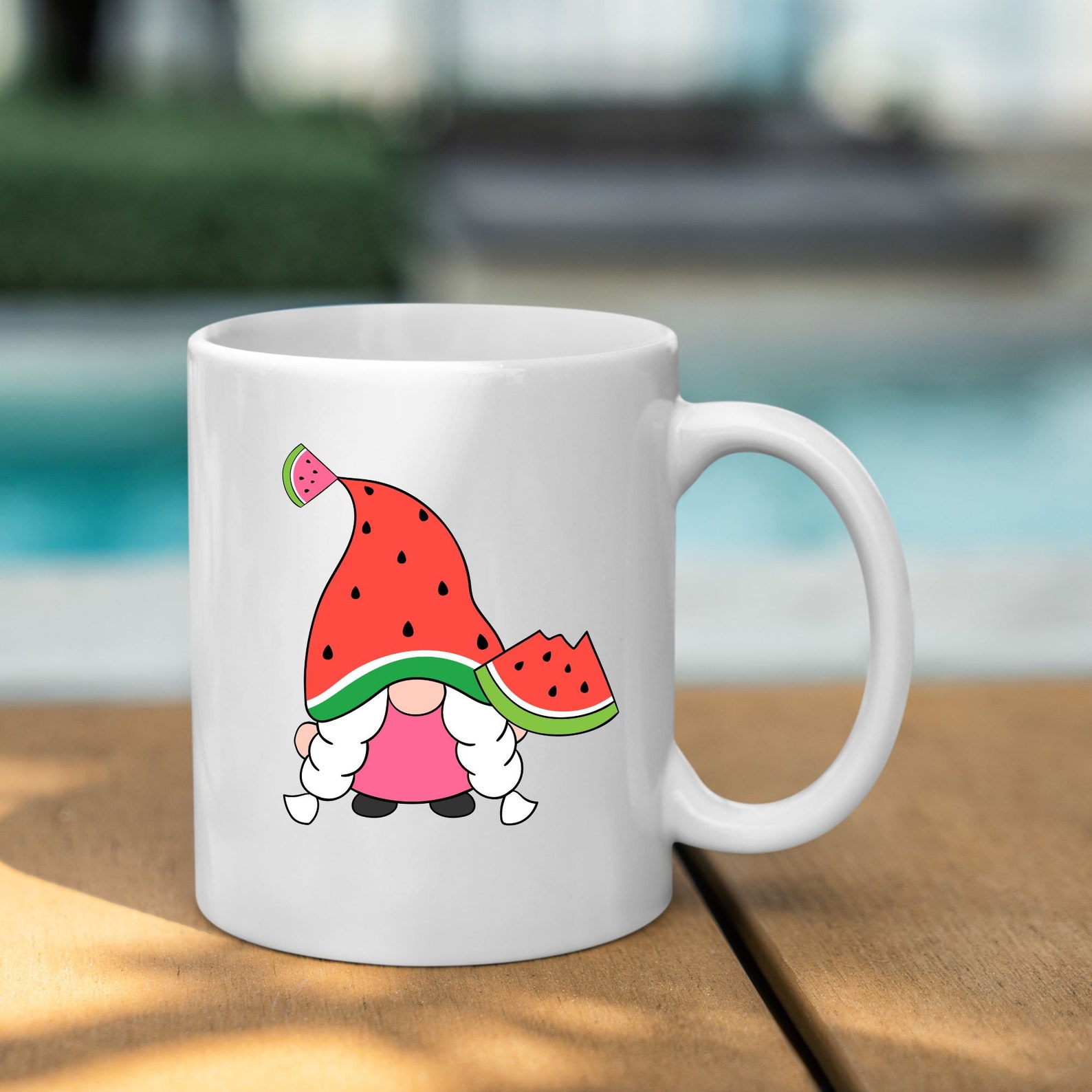 Watermelon Gnome Clipart Summer Gnomes Clipart Summer Fruit - Etsy