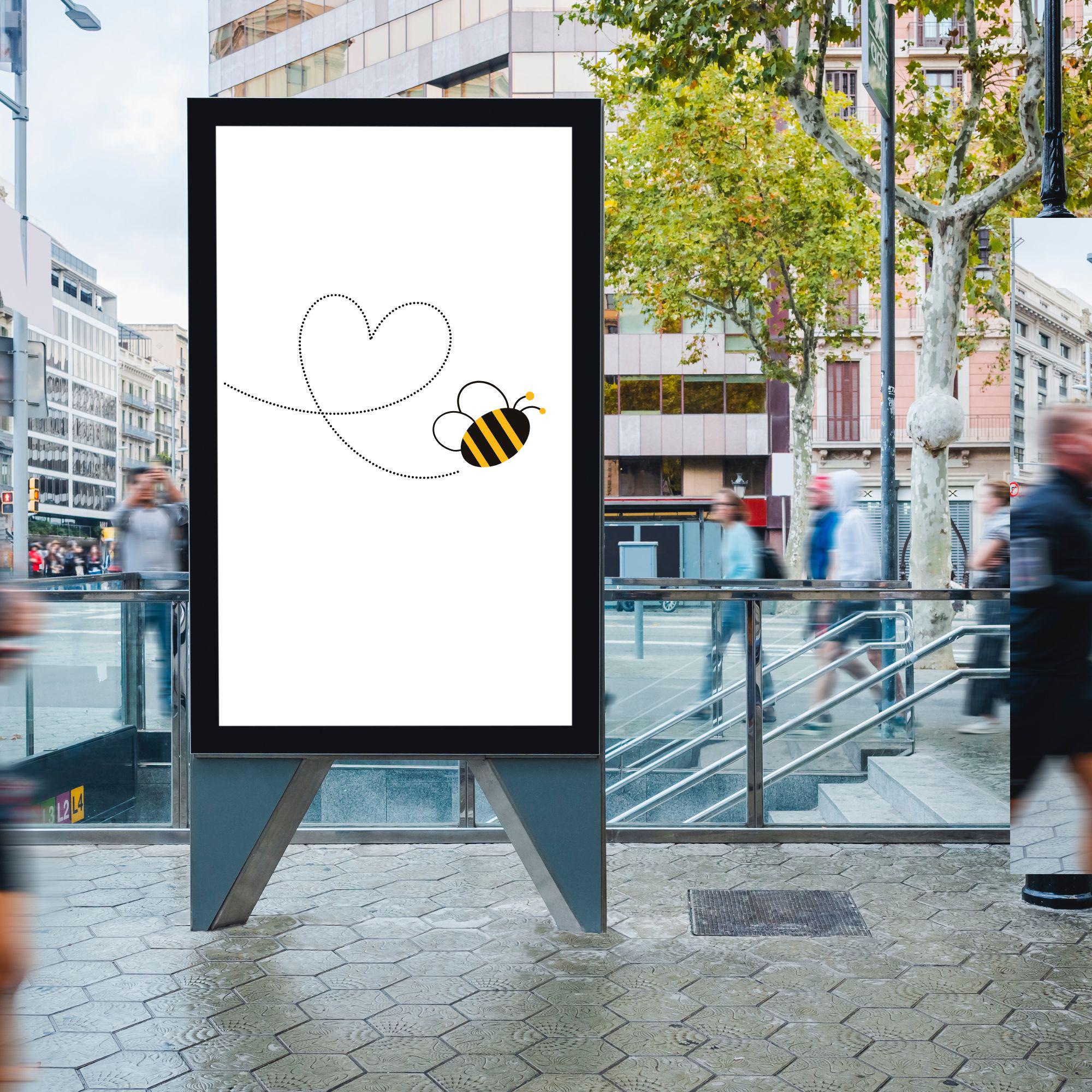 Bee Path Bundle SVG PNG Files for Cutting Machines\ Digital Clipart ...