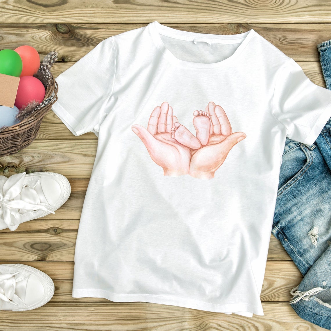 Family Hands Svg\ Mom Dad Baby Hands Svg\ Mother Father Child Hand Line ...