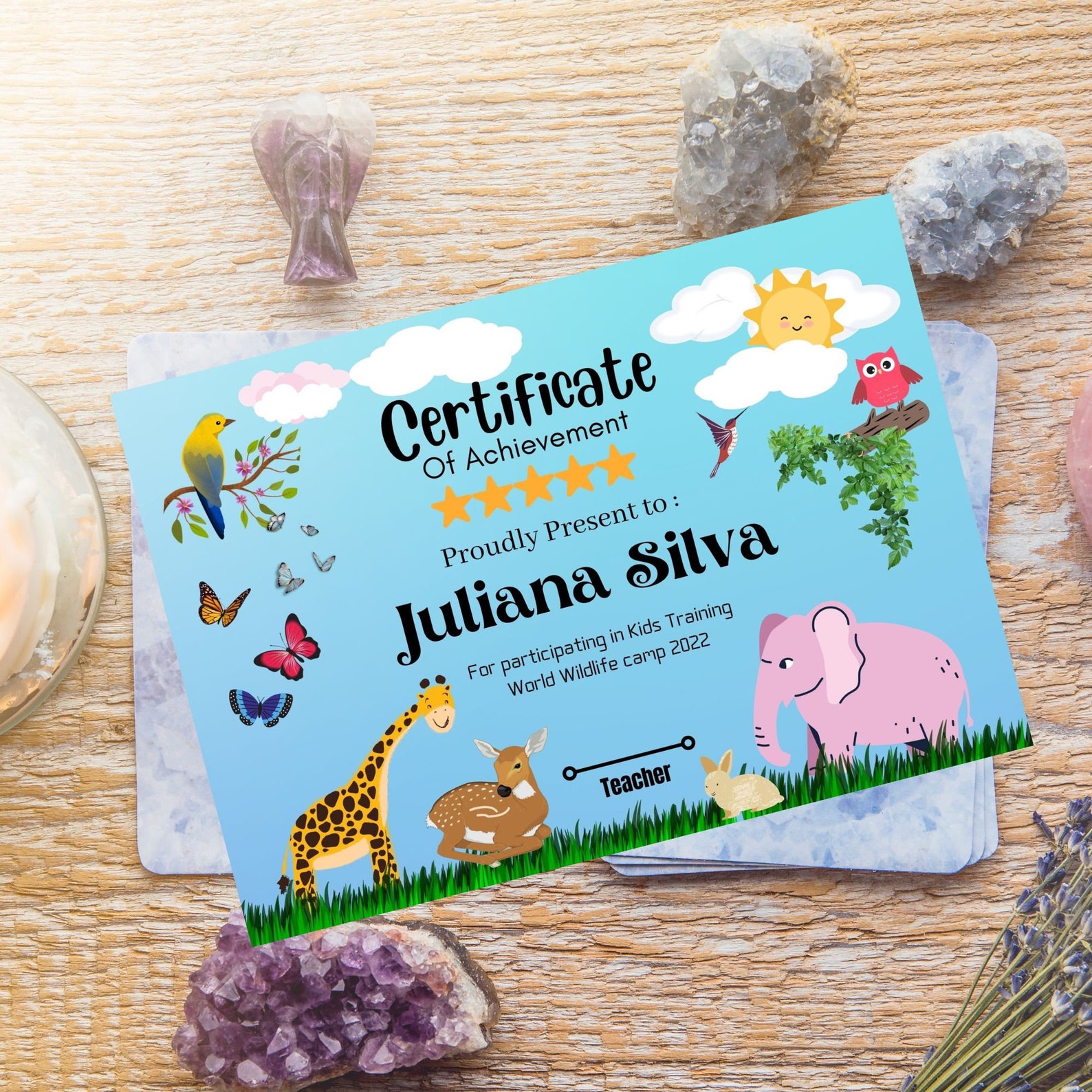 Certificate of Achievement for Kids, Kids Certificate\ Printable ...