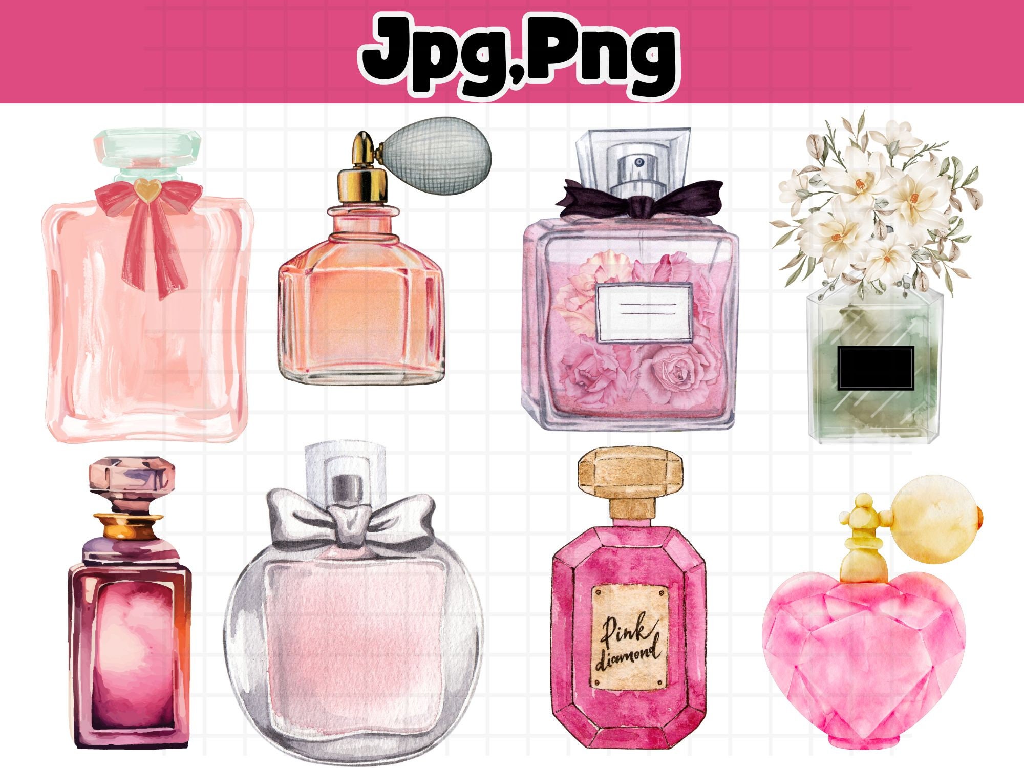 Perfume Bottles Drawings