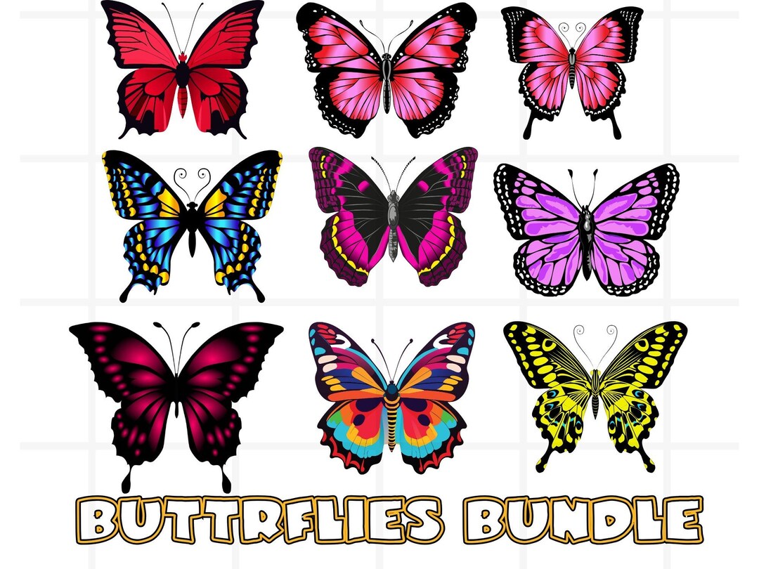 Butterfly SVG\ Butterfly Bundle SVG Files\ Butterfly SVG Layered ...