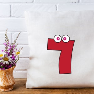 Number Pals Clip Art\ Cute Commercial Use Number Clipart\ Colored ...