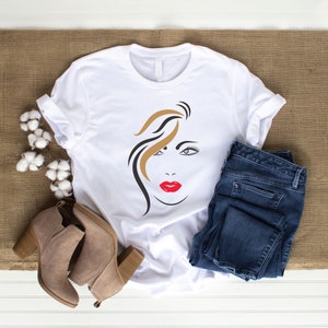 Beauty Face Svg\ Woman Beauty Human Happy Face Svg\ Glamour Lady Svg ...