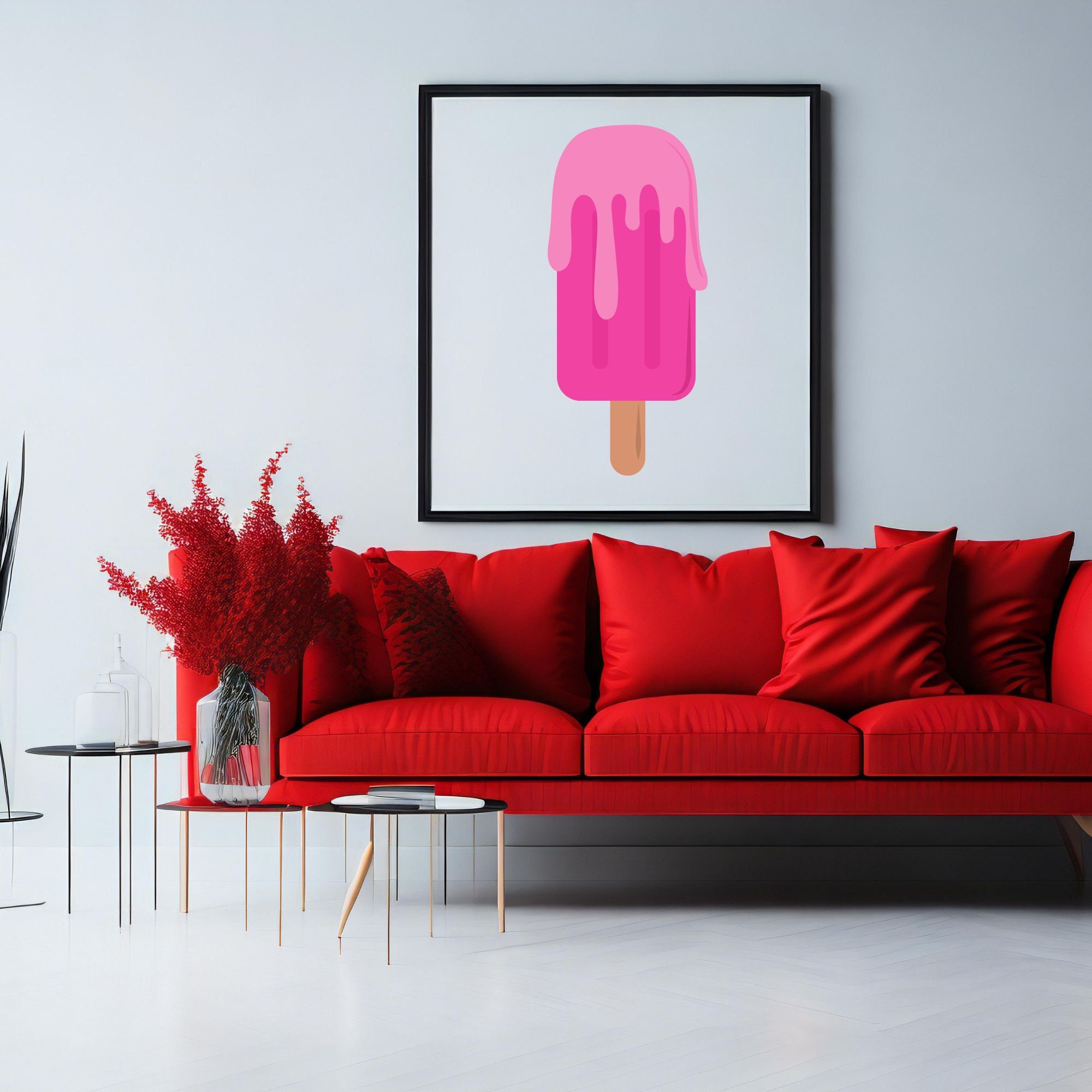 Popsicle Svg\ Summer Cut File\ Dripping Popsicle\ Silhouette\ Cricut ...