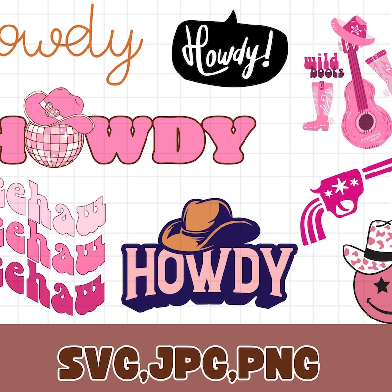 Howdy Font Svg - Etsy