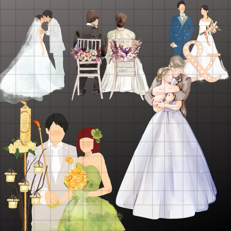 Wedding Couple Svg Bundle Couple Svg Bundle Anniversary Svg Bundle ...