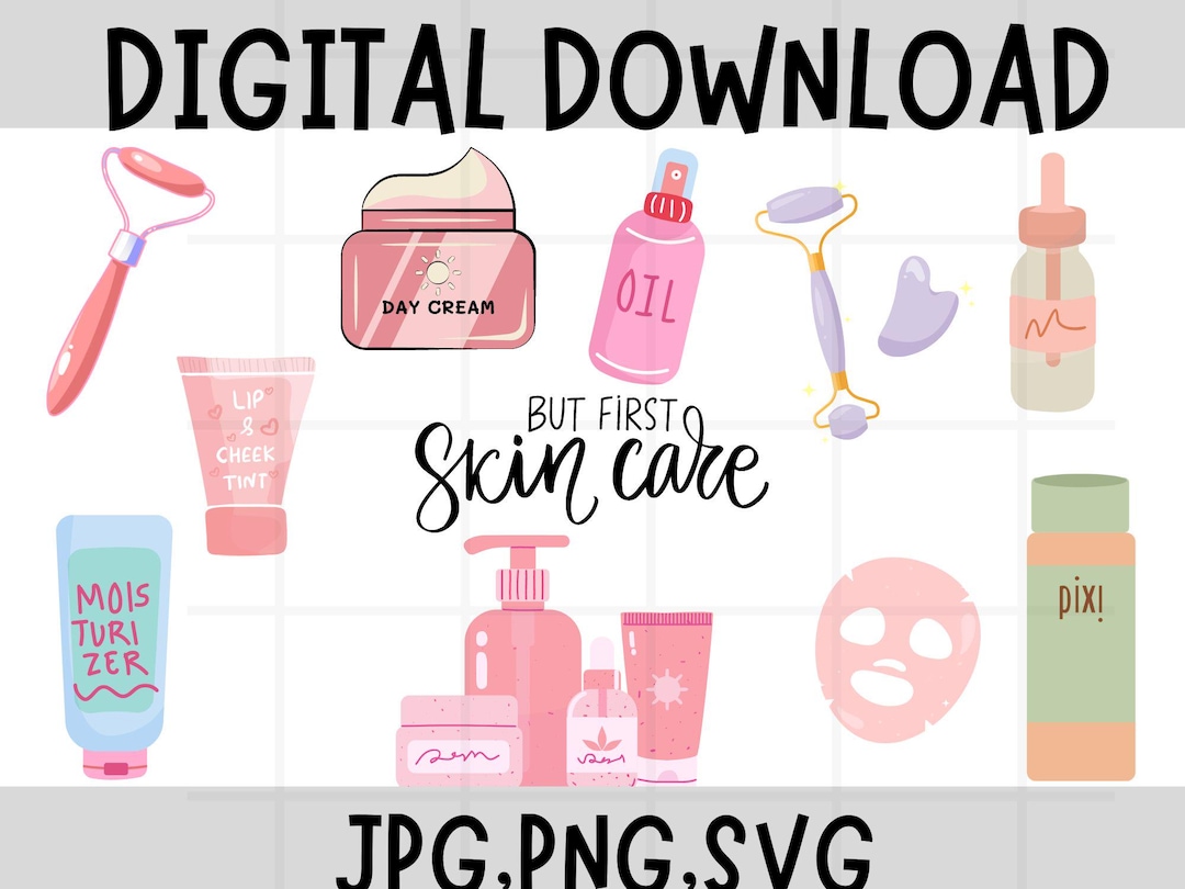 Skin Care Clipart Bundle\ Skincare Clip Art\ Esthetician Clipart\ Spa ...