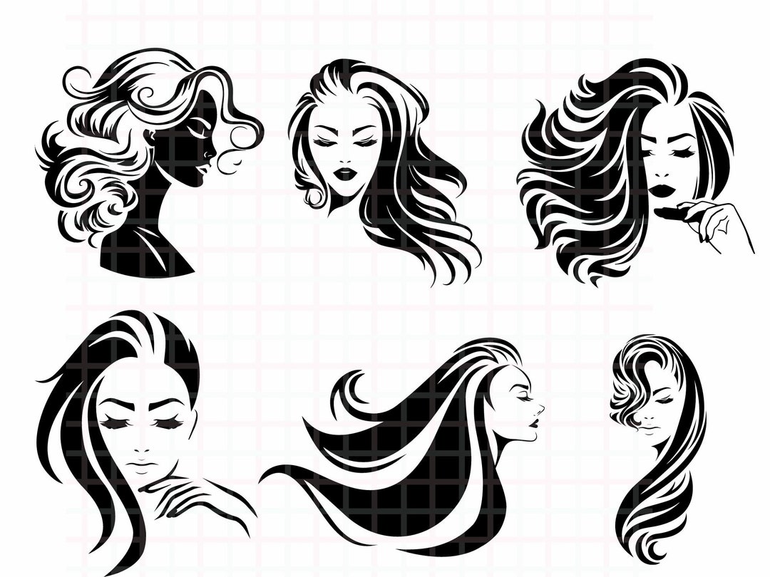 Hairdresser Svg Bundle\ Hairstylist Svg\ Cut Files\ Hairdresser Tools ...