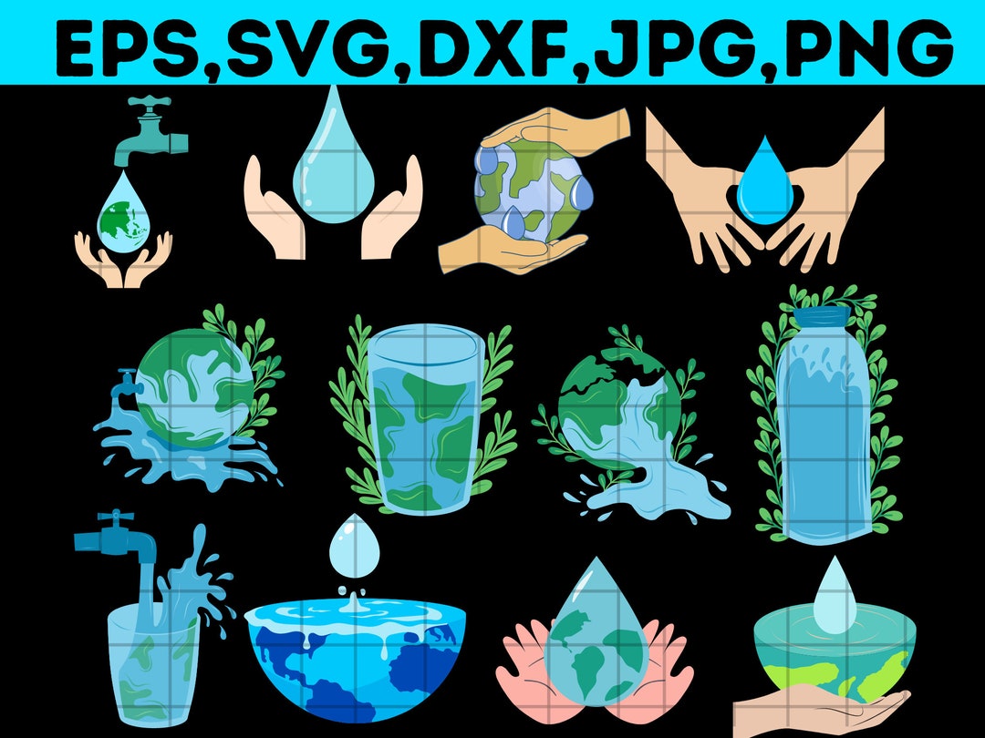 World Water Day Svg Water Day Svg Bundle World Water Day Svg Water Day ...