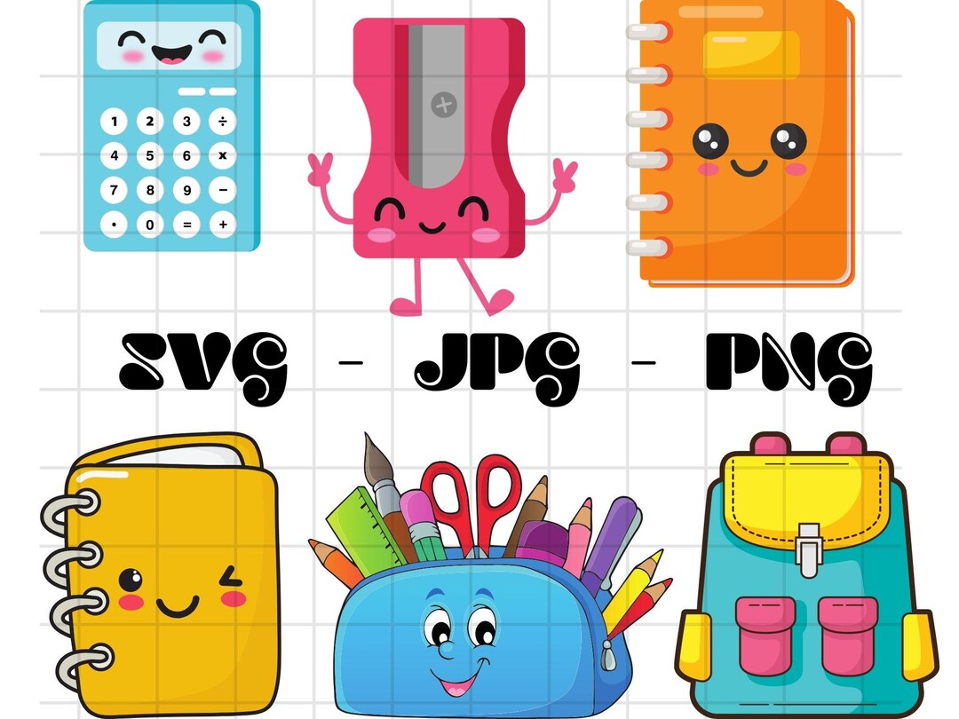 School Supplies SVG Bundle\ Teacher SVG Bundle\ Back to School SVG ...