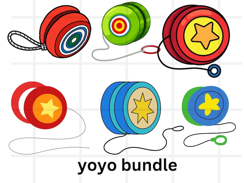 Yoyo SVG\ Yo Yo Clip Art\ Cut File Silhouette\ Instant Digital Download ...
