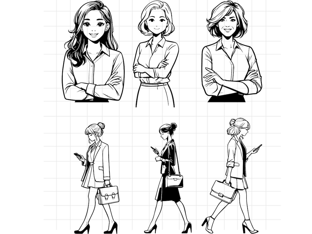 Business Woman SVG File\ Woman Svg\ Png Files\ Business Woman Svg ...