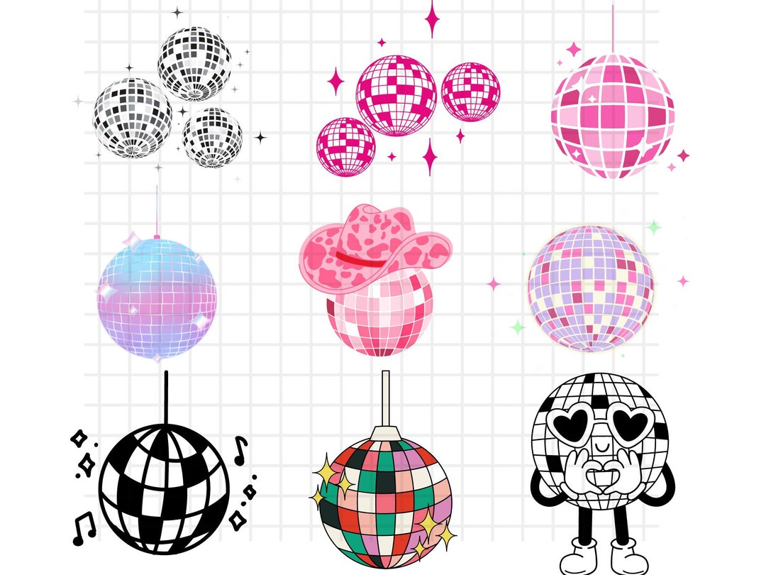 Disco Ball Svg\ Disco Ball Png\ Discoball Svg\ Retro Svg\ Groovy Svg ...