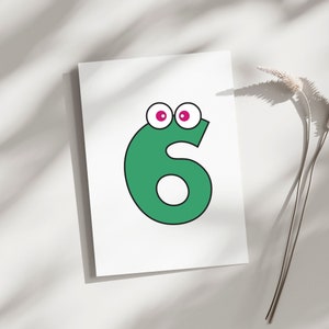 Number Pals Clip Art\ Cute Commercial Use Number Clipart\ Colored ...