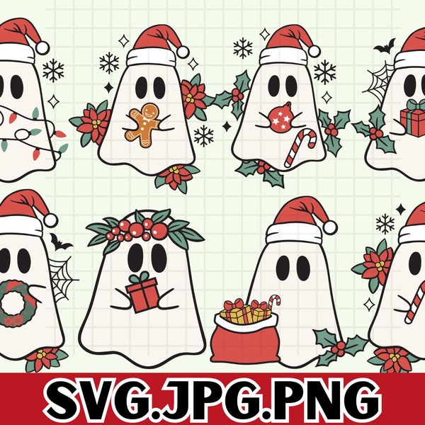 Ghost Christmas Png - Etsy