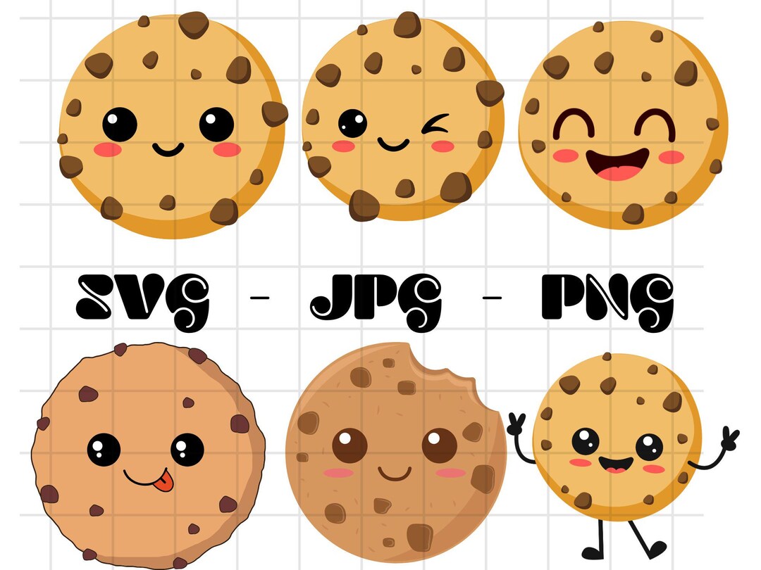 Chocolate Chip Cookie SVG Files\ Choc Chip Cookies SVG Cut Files ...
