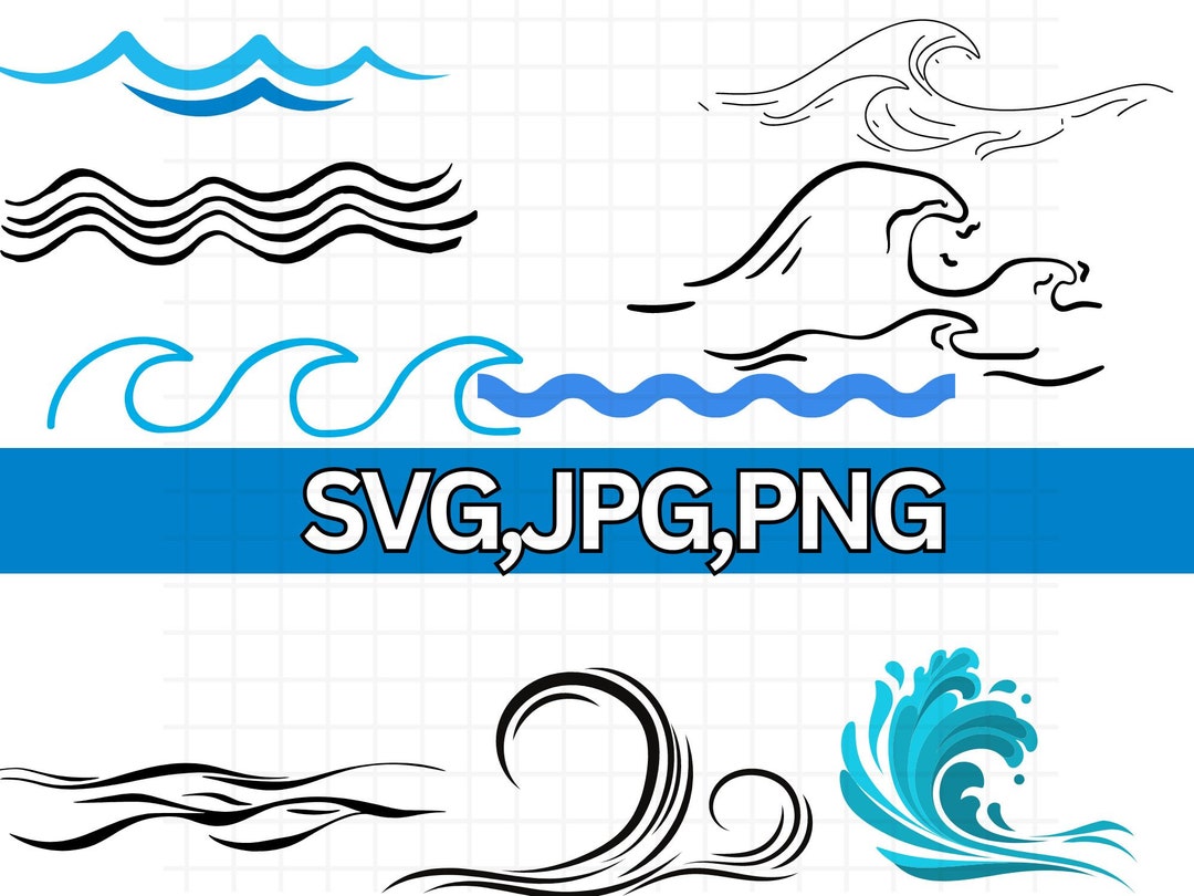 Ocean Border Svg\ Ocean Themed Border Svg\ Ocean Life Svg\ Nautical Svg ...
